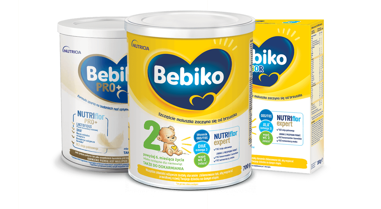 Produkty Bebiko - mleko modyfikowane dla dzieci | BebiKlub
